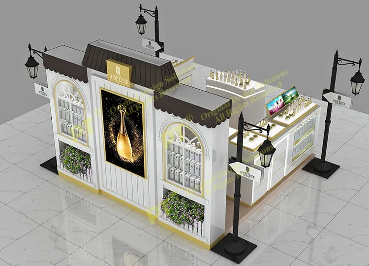 Fragrance Oil Perfume Shop Display Showcase With Stand Ideas For Shop ...