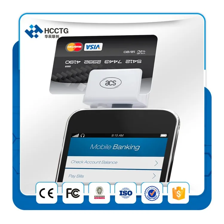 3.5 Mm Audio Jack/plug Interface Magnetic Swipe Card Reader Acr31 - Buy ...