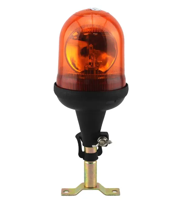 Rotary Din Pole Rotating Amber Tractor Warning Strobe Revolving Beacon ...