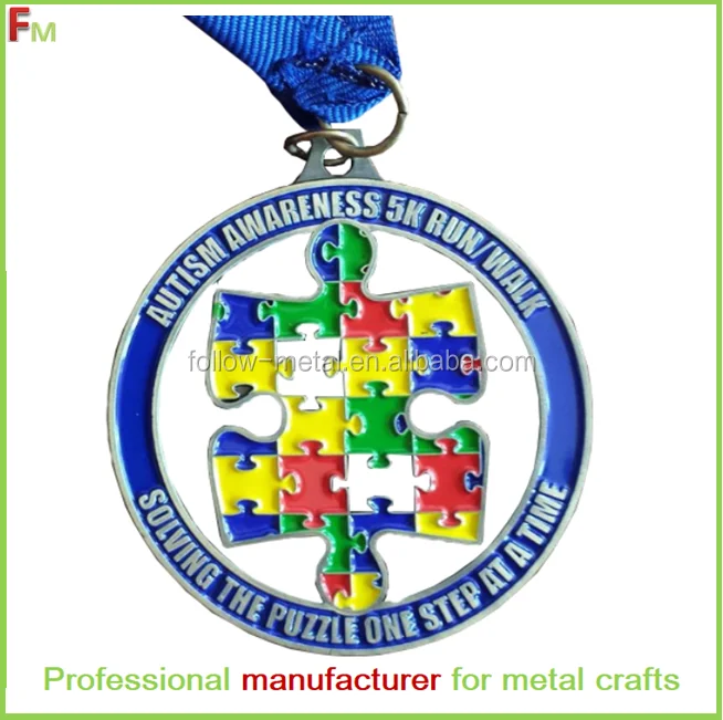 Jigsaw Puzzle Shape Metal Award Medal - Buy Jigsaw Puzzle Shape Medals ...