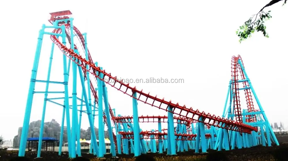 Cheap Large Thrilling Amusement Park Ride Suspended Roller Coaster For ...