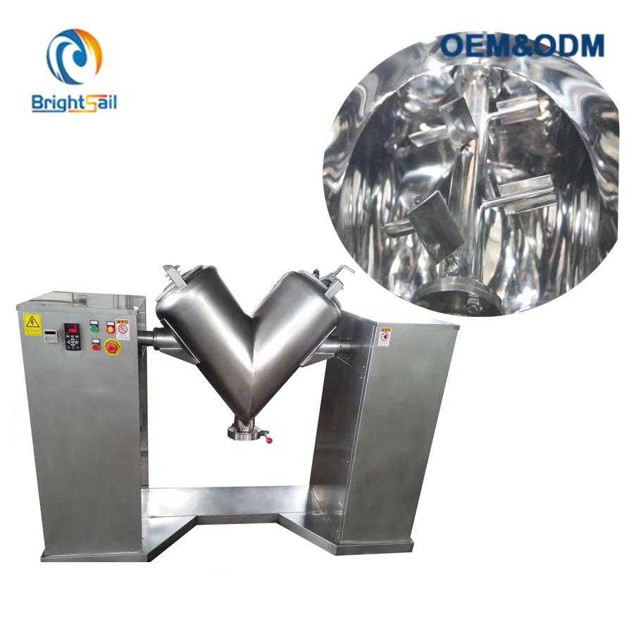 Powder Mixer V Mixer Powder V Machine Chemical Mixing Equipment - Buy ...