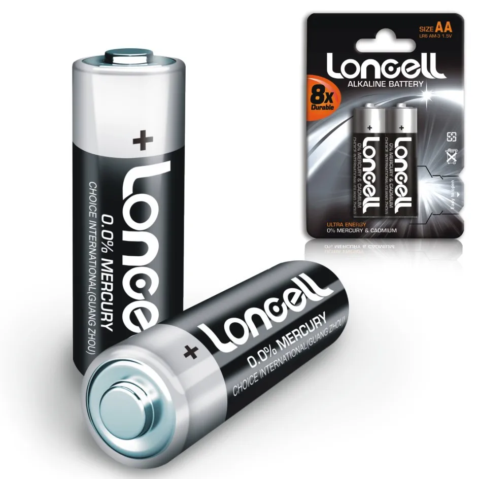 Loncell 1.5v Um3 Battery Aa Size Battery Ctl-lb3f-5t - Buy 1.5v Um3 ...