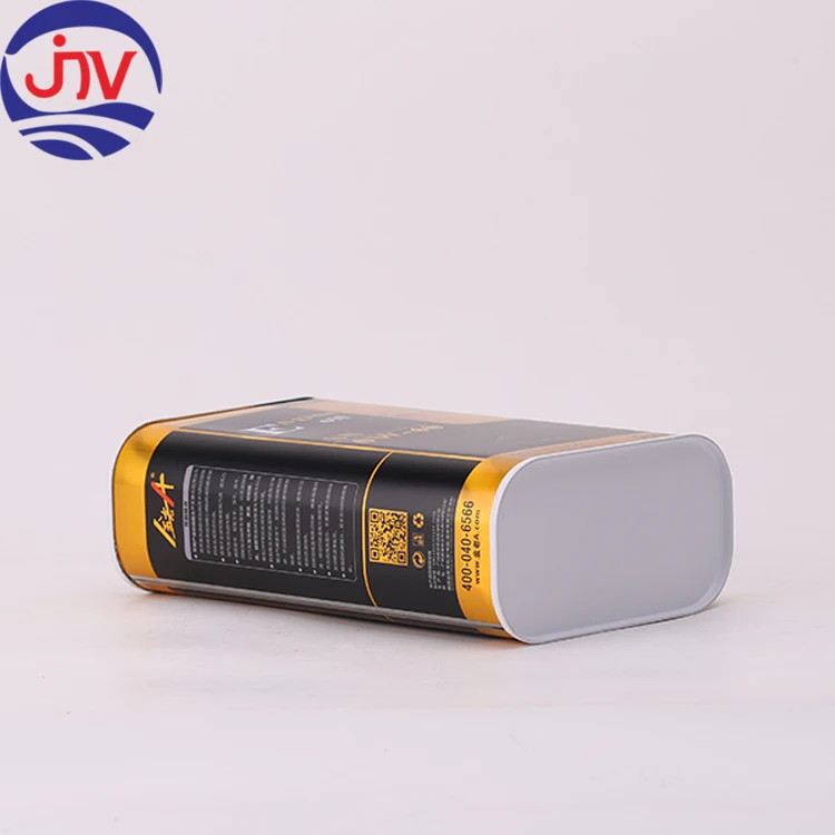 Metal Storage 1l Tin Boxes Packing For Engine Oil Can Rectangle Tin Container - Buy 1l Storage ...
