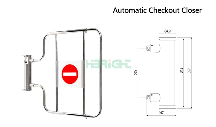 Supermarket Rotogate Turnstile Automatic Door For Supermarket - Buy ...