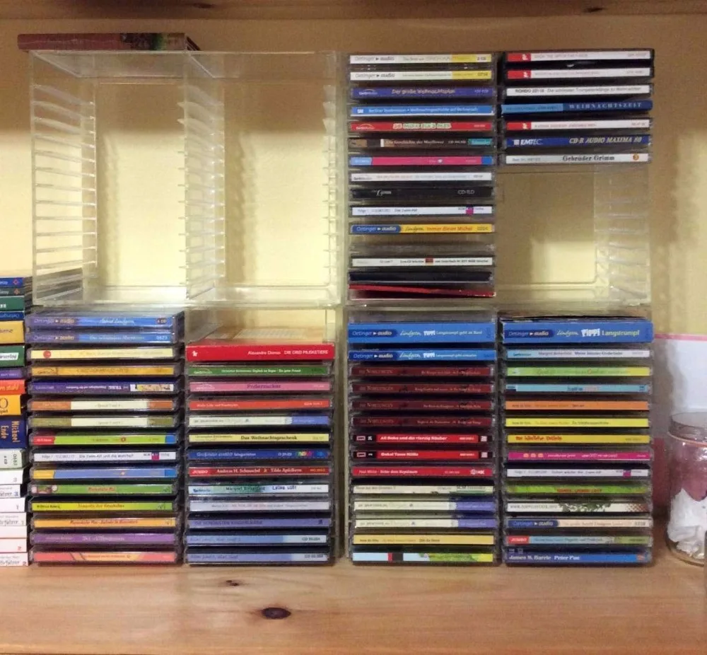 Factory Wholesale Stackable Clear Acrylic Cd Holder - Buy Cd Case,Cd ...