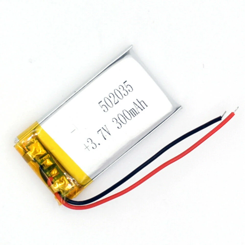 Customized Rechargeable Lithium Polymer Battery 3.7v 300mah Battery ...