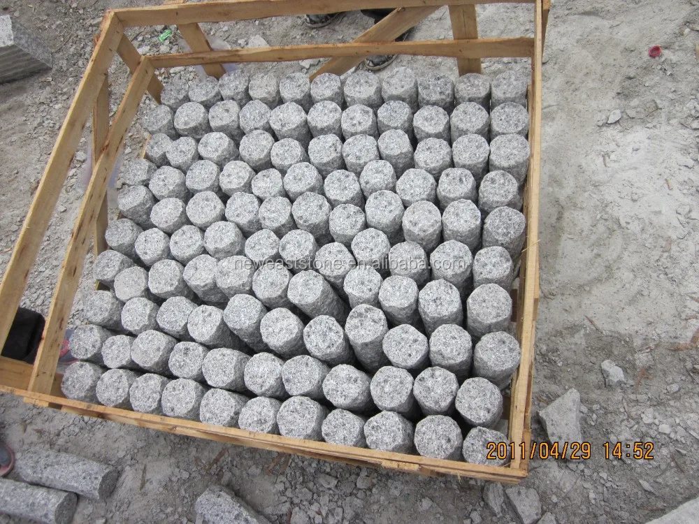 Natural Stone Garden Edge Stone Palisade Guard Rails Pillars Barriers