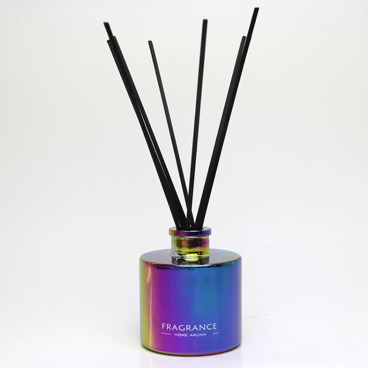 Colorful Glass Decorative Reed Diffuser And Reed Diffuser Bottles For ...