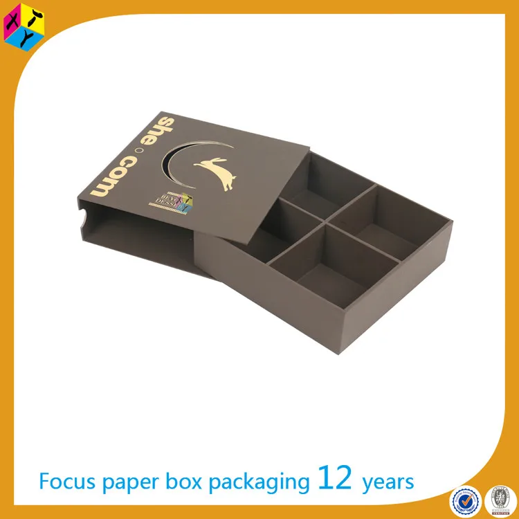 Custom Gift Packaging With Compartment Cardboard Box - Buy Compartment ...