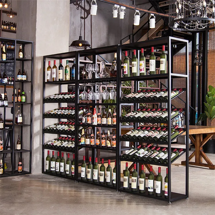 Wine Rack Display Shelf Wine Racks Metal Display Stand For Retail - Buy ...