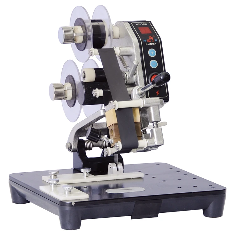 Manual Expiry Date Ribbon Printer Batch Code Printing Machine - Buy ...