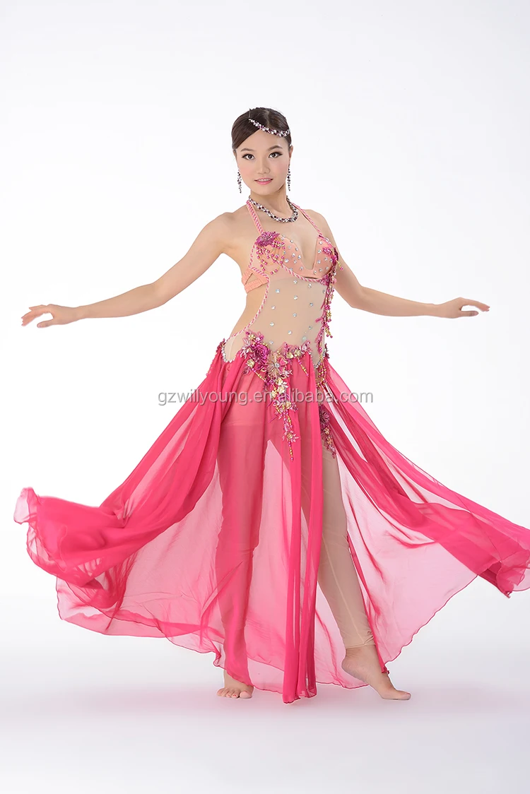 New Arrival Belly Dance High Quality Handmade Egyptian Clothing Set Bra ...