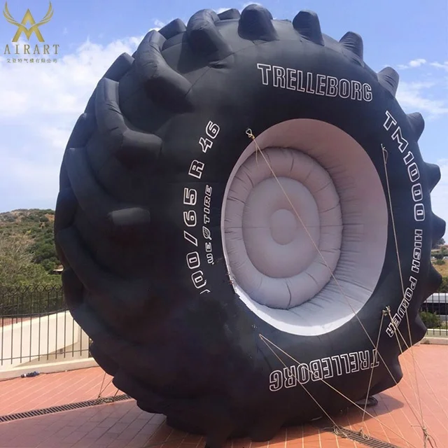 1 Large Inflatable Tyre Shape Products Balloon for Outdoor Advertising ...