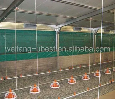 Poultry Curtains - Durable PVC and PE for Chicken Houses