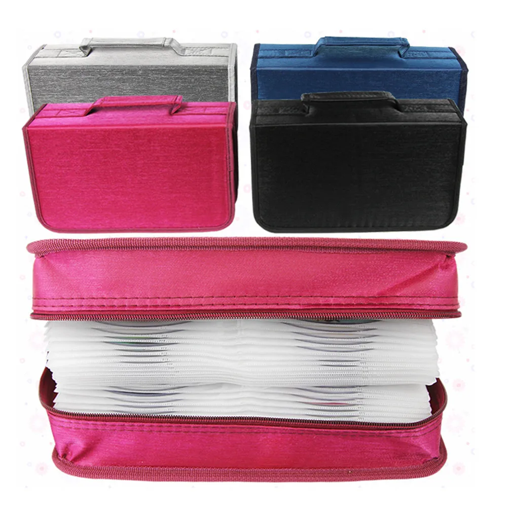 Waterproof Storage Cd Dvd Bag With Zipper Fashion Cd Wallet/cd Pouch ...