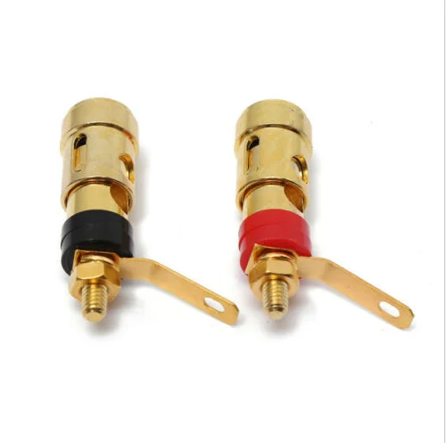 4mm Spring Loaded Gold Plated Speaker Binding Posts Terminals - Buy ...