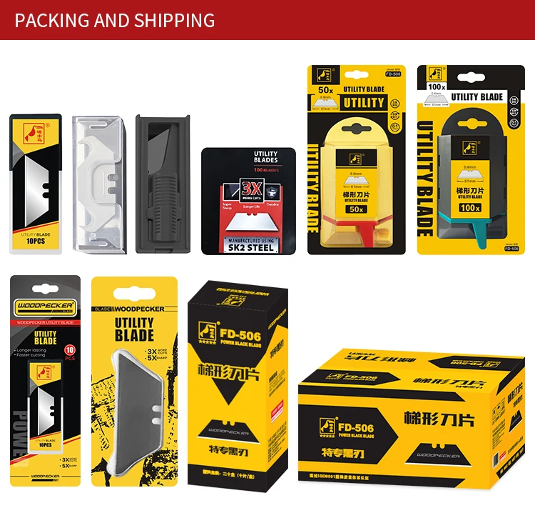 Sharpest High Carbon Steel Mini Utility Knife Blade - Buy Utility Blade ...