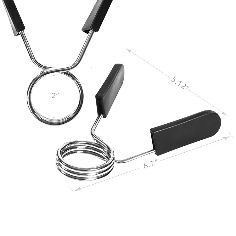 Weightlifting Spring Lock Collars - Secure & Customizable