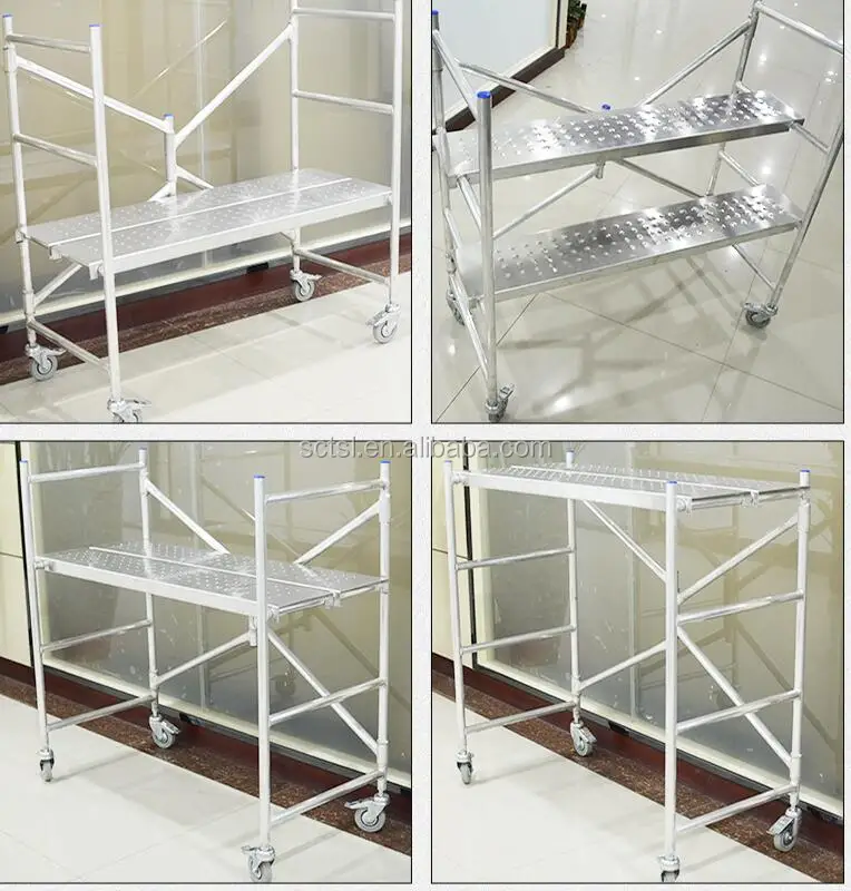Aluminum Constructions Folding Mini Scaffolding in Ladders| Alibaba.com