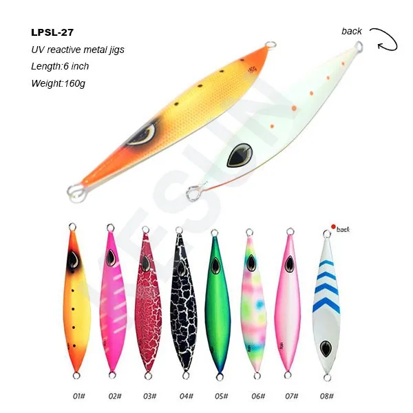 Vertical Jigs Slow Sinking Jigs Ultraviolet Ray Reactive Jigging For ...