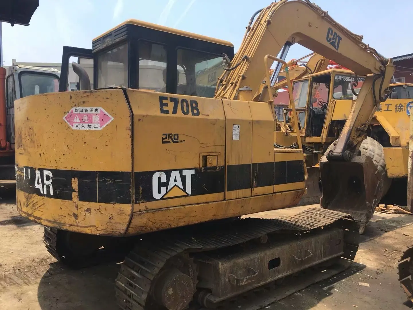 Used Cat Excavator Cat E120b E70b E200b Ms120 Ms180used Excavators ...
