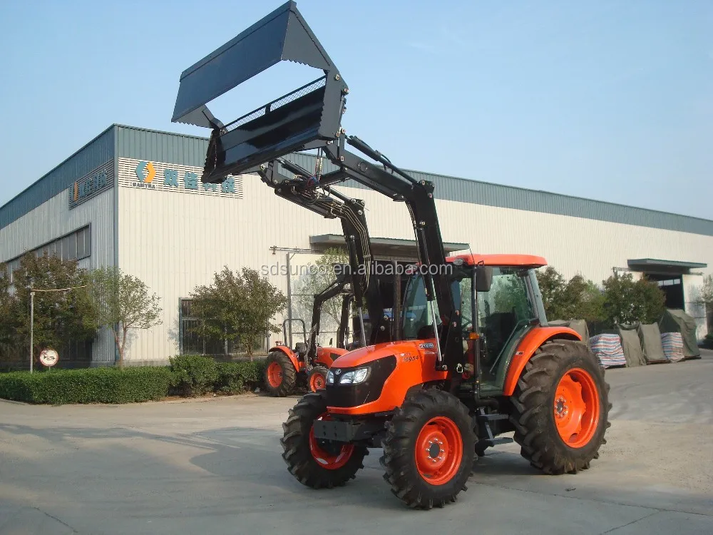 Tractor Front End Loader with Euro Quick Hitch Bucket for 20-180hp ...