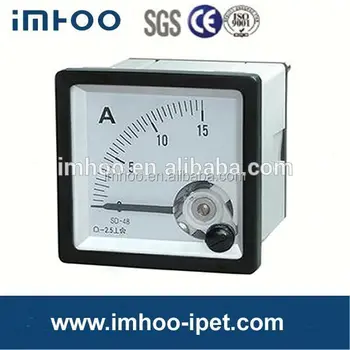 48x48 Analog Panel Ammeter And Voltmeter - Buy Panel Ammeter And ...