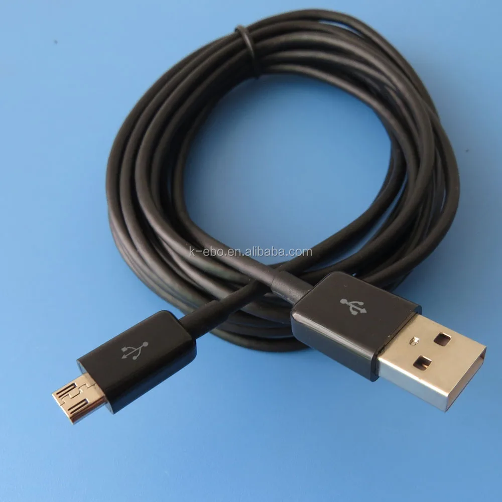5meter Micro Usb Data Cable Rohs Pure Cooper With Braid Shield - Buy ...