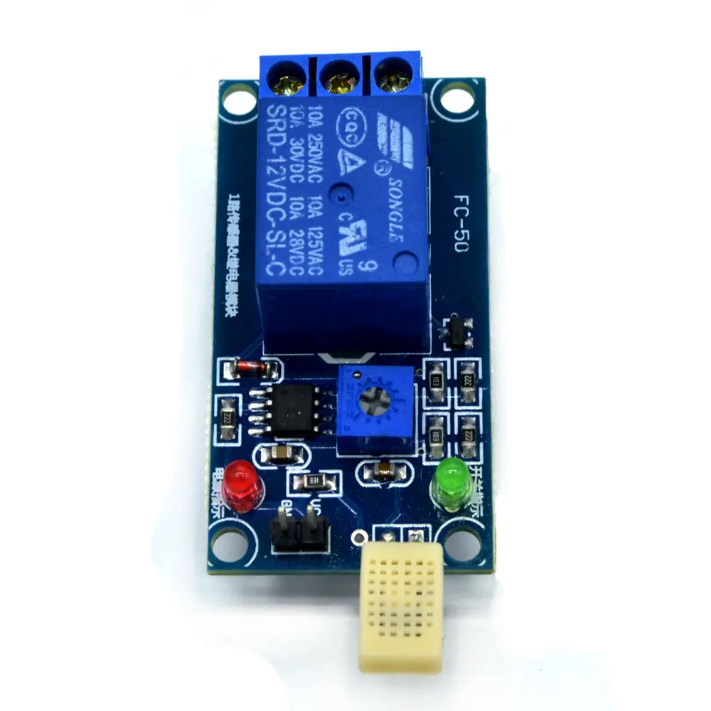 HR202 Humidity Sensitive Switch Relay Module - 12V Control