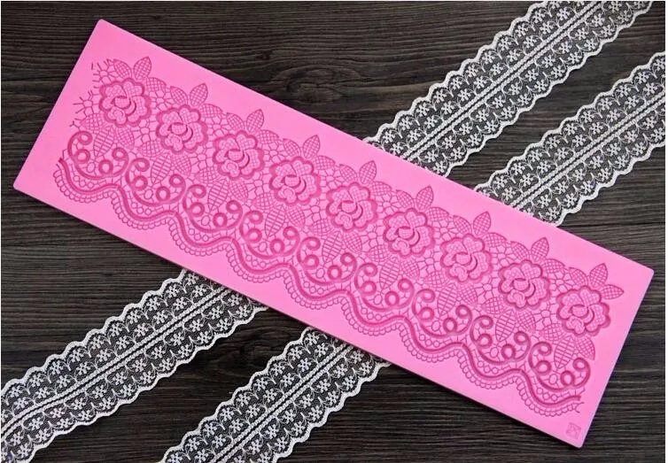 New Arrival Flower Silicone Sugar Lace Mat for Cake Decoration