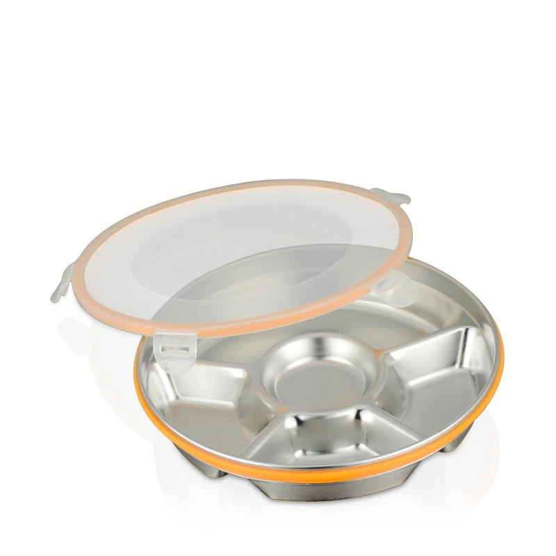 Best Price Portable Metal Trays Round Plate Prison Food Tray Wholesale ...