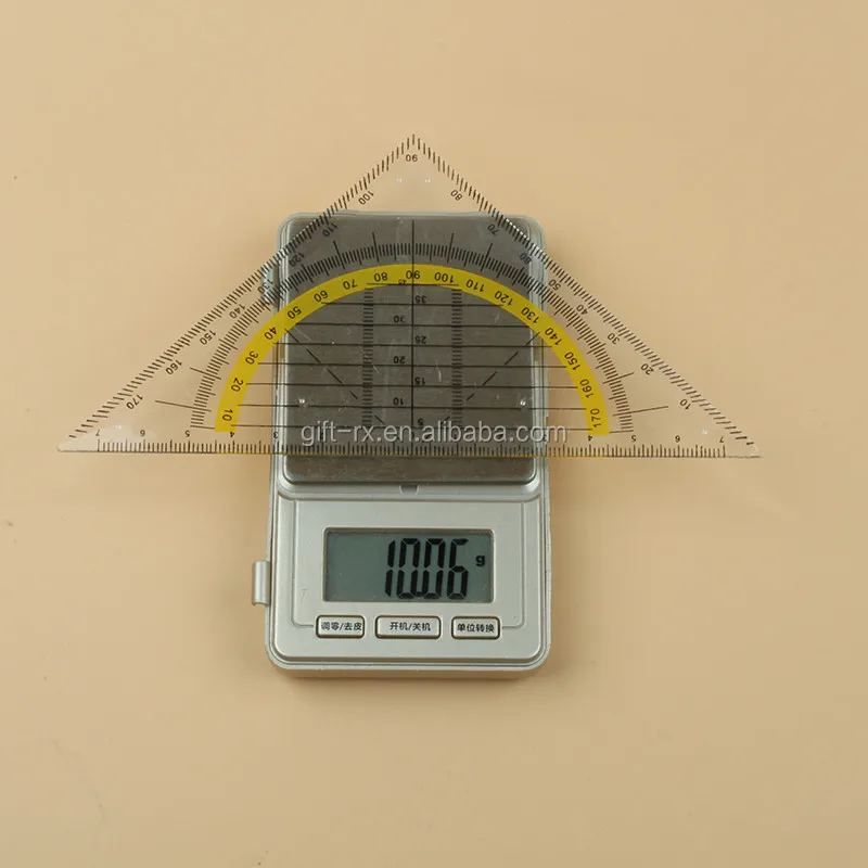 Transparent Custom Printing Plastic Scale Triangle Shape Ruler Drawing ...
