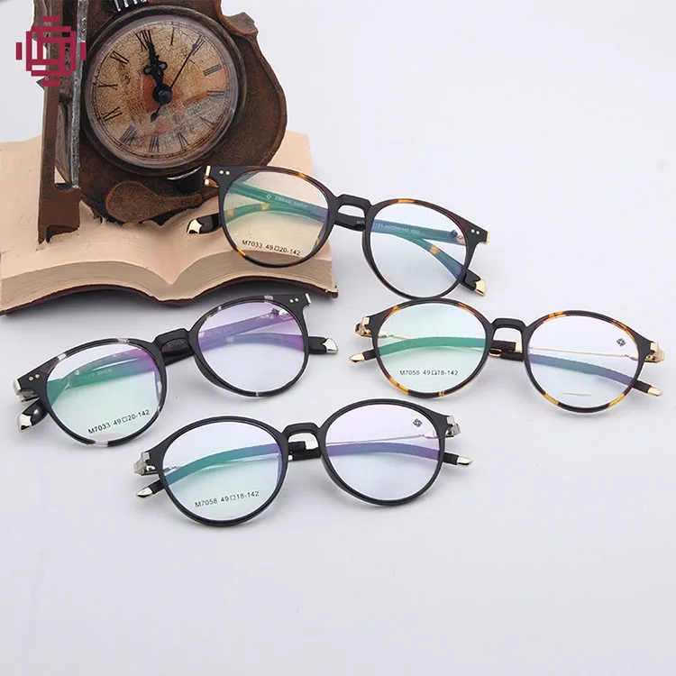 Hj Optical Frame Eyeglasses Frames Titanium Round Full Designers Eyeglasses Full Frames