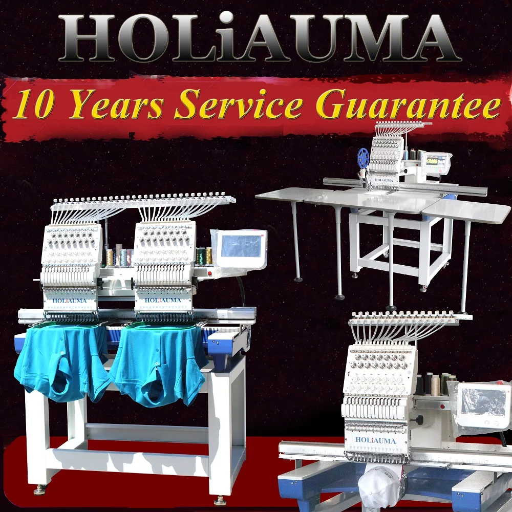 HOLiAUMA commercial 15 colors single head computer embroider Products ...