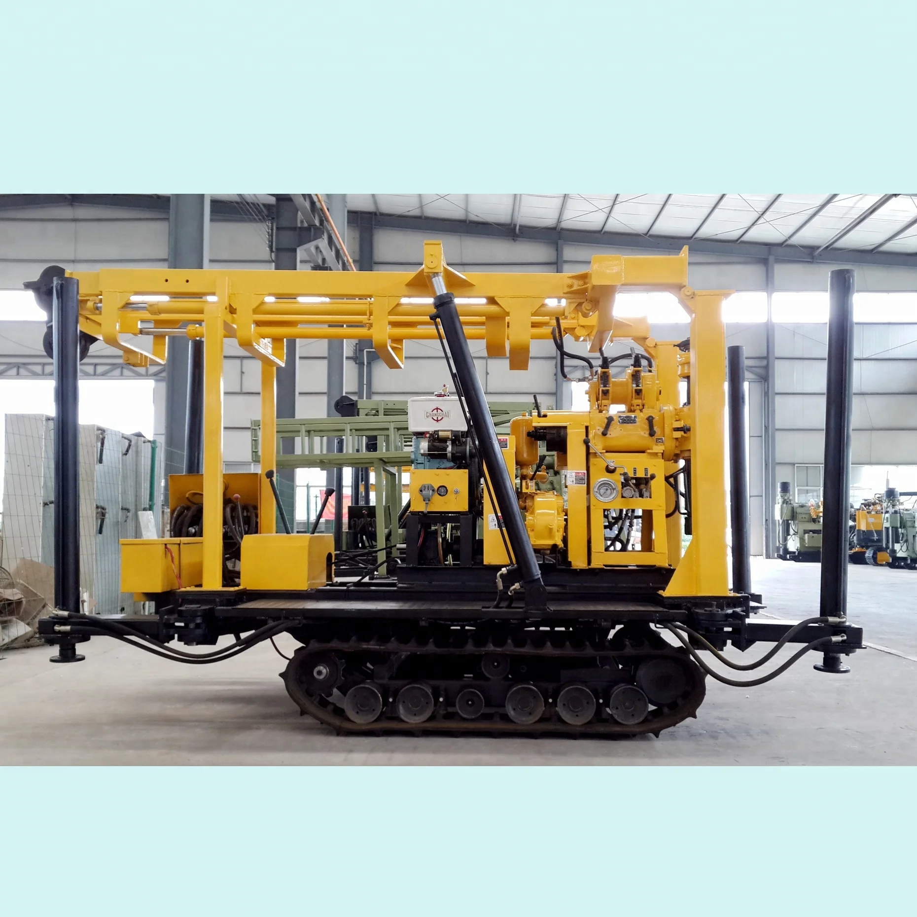 25m Depth Dth Mine Rotary Borehole Drilling Rig Machine - Buy Borehole ...
