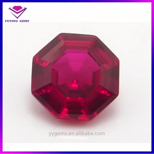 Triangle Shape Ruby New Product 5# Corundum Color Ruby Gemstone ...