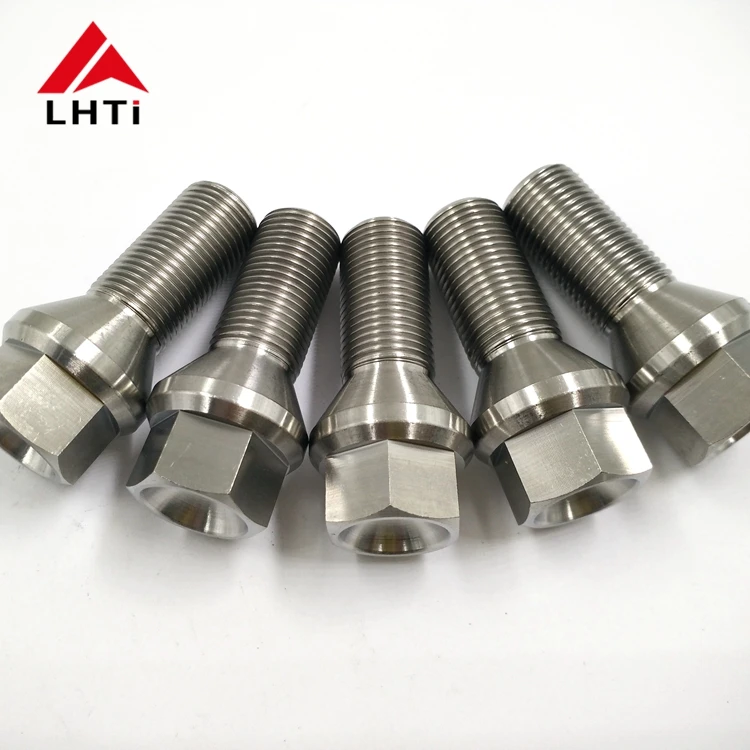 Titanium Auto Lug Bolt M14 X 1.5 Titanium Wheel Bolts And Nuts For ...