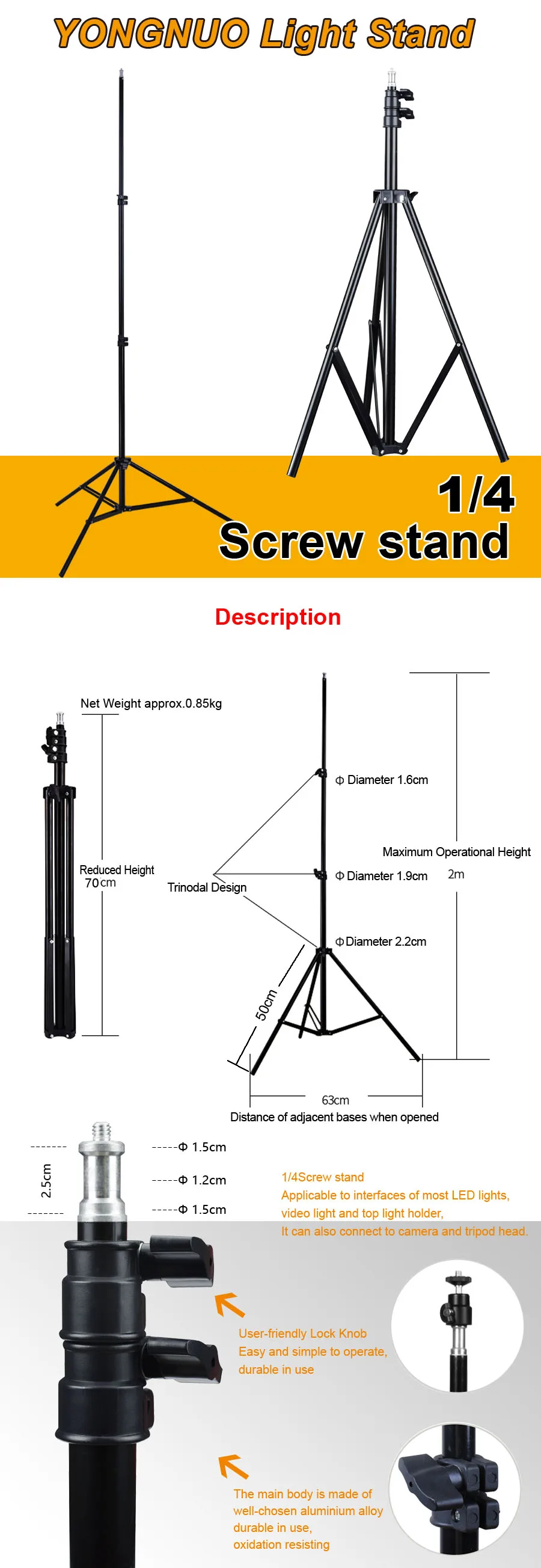 LED Light light stand, View LED Light light stand, Product Details from ...