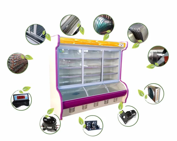 Wholesale Multifunctional Fruit Professional Display Showcase With ...