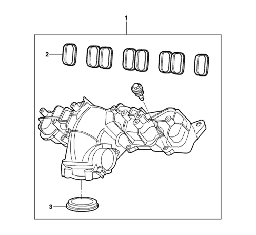1770548 Genuine Intake Manifold for Ford Transit V348 2.2L TDCI BK2Q ...