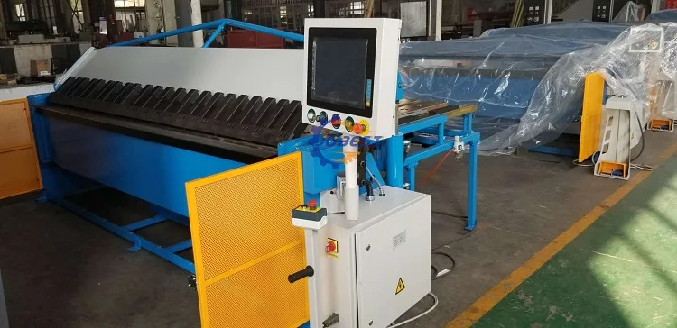 3*2500mm Hydraulic Sheet Metal Box Folding Machine with 500mm Push Back ...