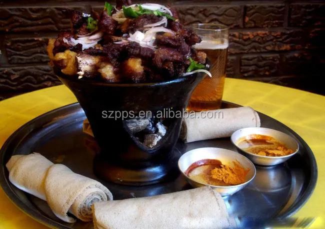 Ethiopian Traditional Food - Shekla Tibs Casserole