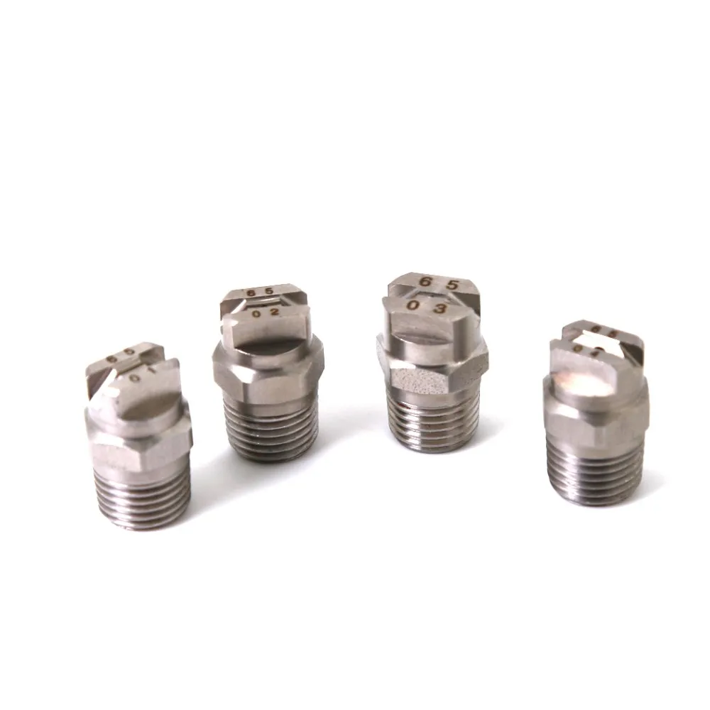 Stainless Steel 304 1/4 Npt Bspt Thread Solid Stream 0 Degree Flat Jet ...