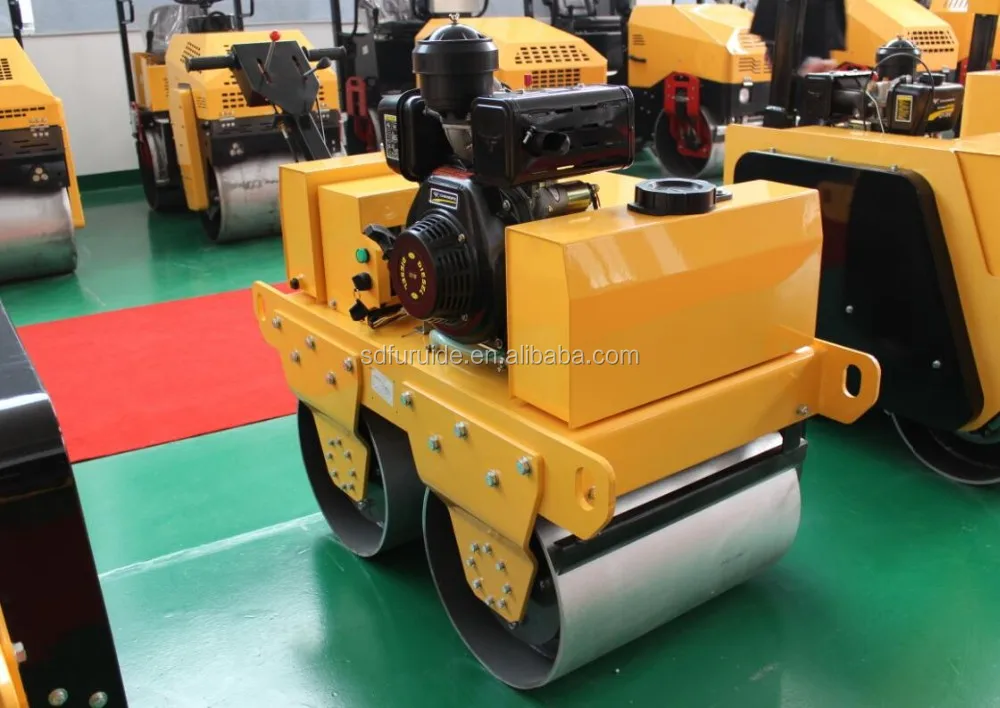 FURD Double Drum Walk Behind Roller - Efficient Soil Compactor