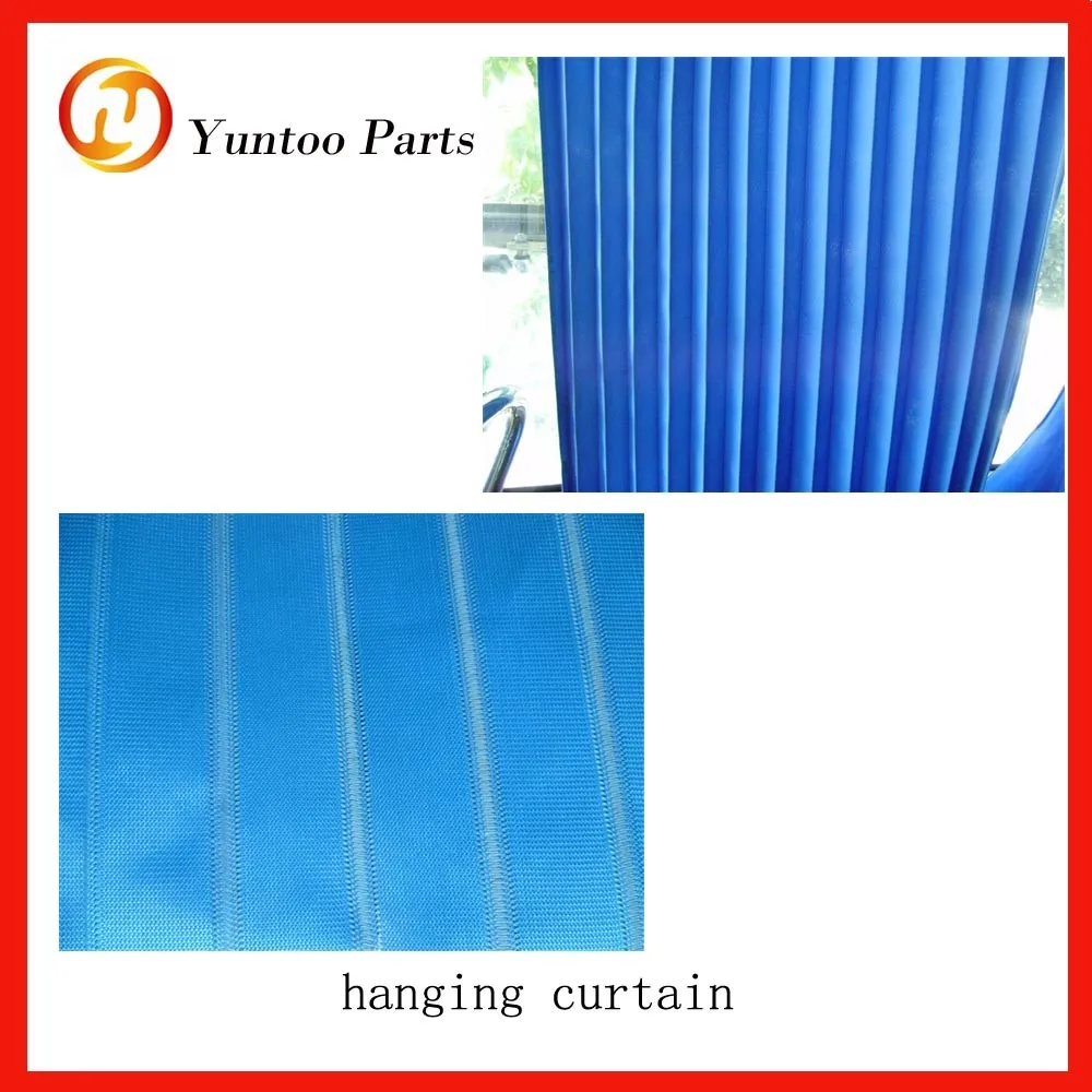 Bus Hanging Rail Curtain Using Cotton Material And Fabric Material ...