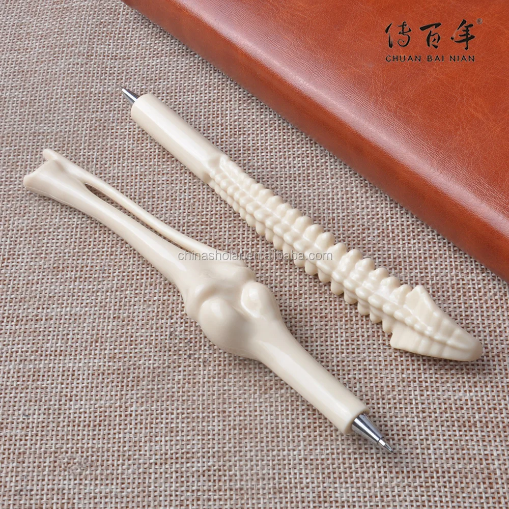 Novelty Design Plastic Skeleton Bone Shaped Pen With Custom Logo - Buy ...