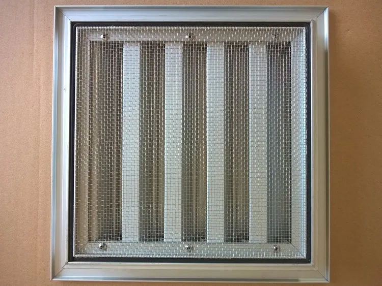 Hvac System Exterior Waterproof Aluminium Fresh Air Louver - Buy Air ...