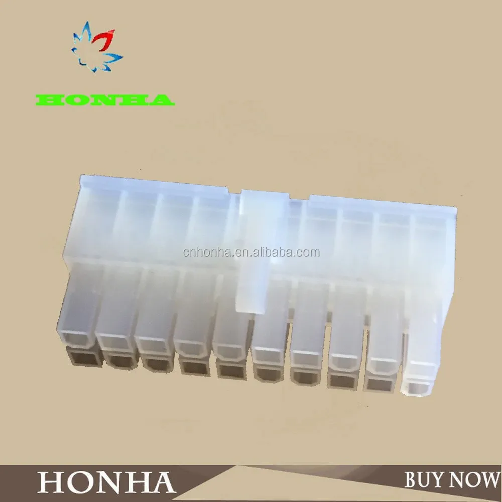 5557 Pbt White Molex 20 Pin Electrical Auto Unsealed Female Connector ...