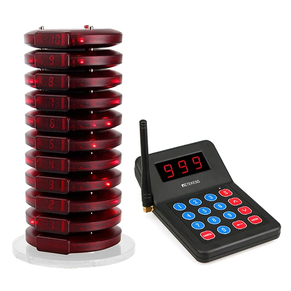 999 Channel Restaurant Wireless Paging Queue Management System With ...